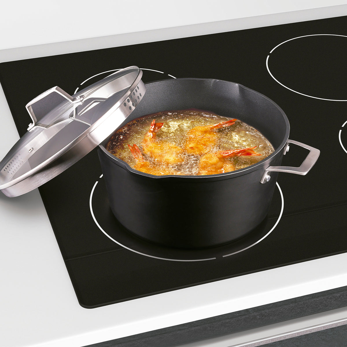 Olla de 3 Piezas Negro Titanium – Westinghouse